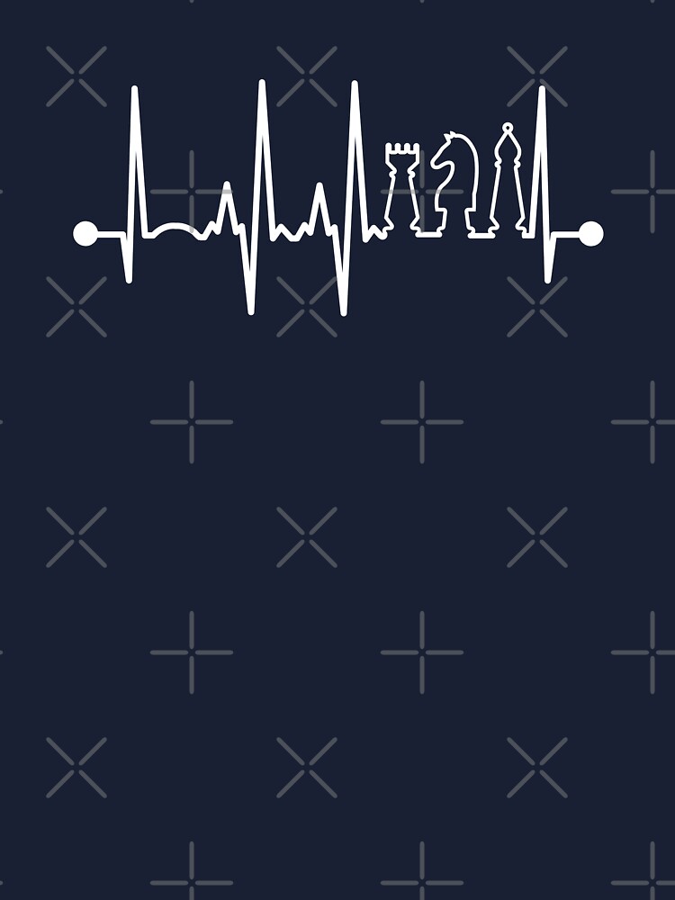 "Chess Lover Heart Beat - I Love Chess" Kids T-Shirt for Sale by ...