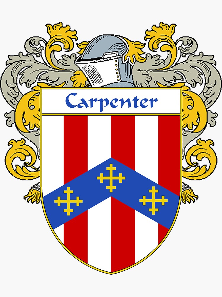 "Carpenter Coat of Arms/Family Crest" Sticker for Sale by IrishArms ...
