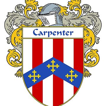 "Carpenter Coat of Arms/Family Crest" Tote Bag for Sale by William ...
