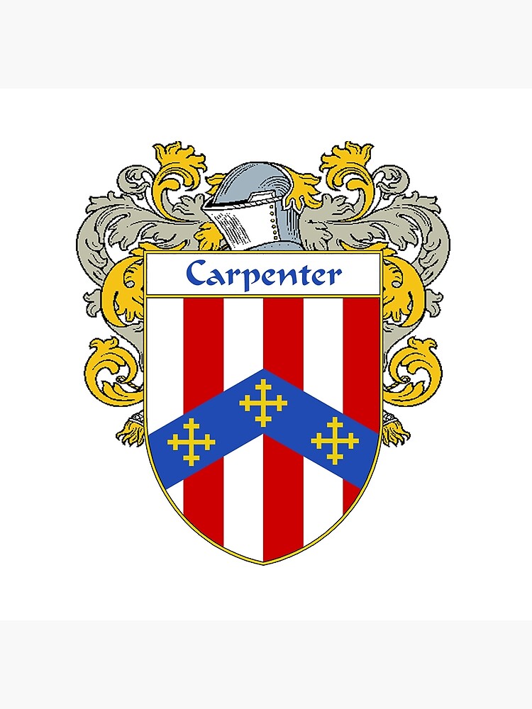 "Carpenter Coat of Arms/Family Crest" Tote Bag for Sale by William ...