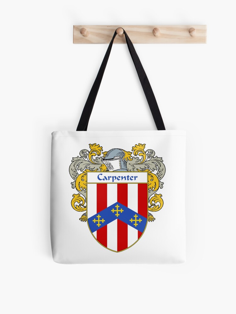 "Carpenter Coat of Arms/Family Crest" Tote Bag for Sale by William ...