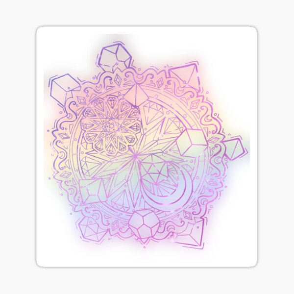 Pegatina «Círculo de Invocación del Orgullo Celestial» de ...