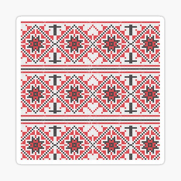 "Eastern Europe Pattern, Traditional Folk, Folklor" Sticker for Sale by ...