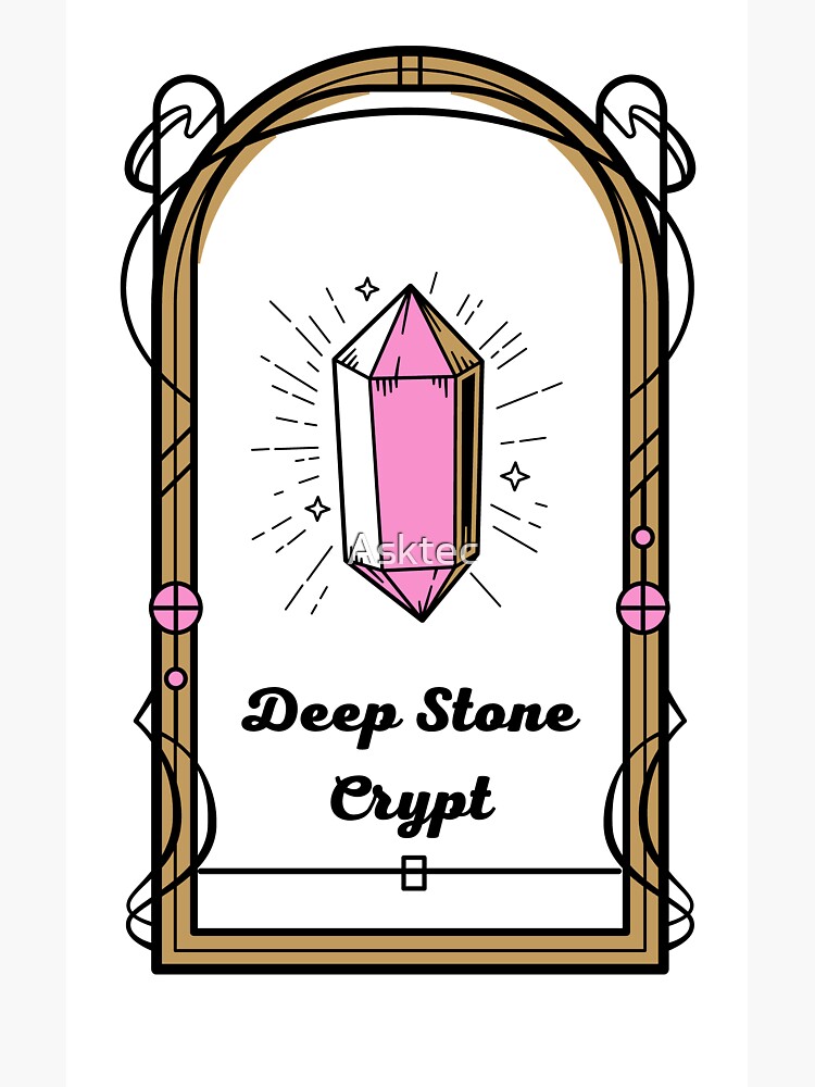 "Deep Stone Crypt" Sticker for Sale by Asktec | Redbubble