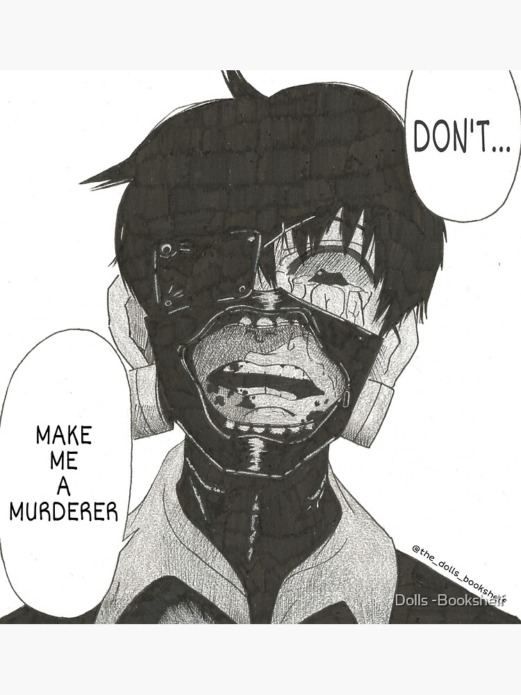 "Tokyo ghoul ken kaneki manga panel" Sticker by idkfanfiction | Redbubble