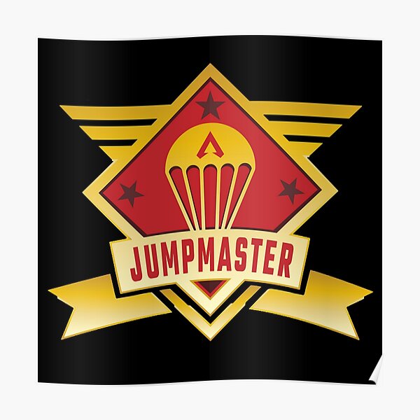 "Apex Legends "Jumpmaster" Badge *HIGH QUALITY*" Poster for Sale by ...