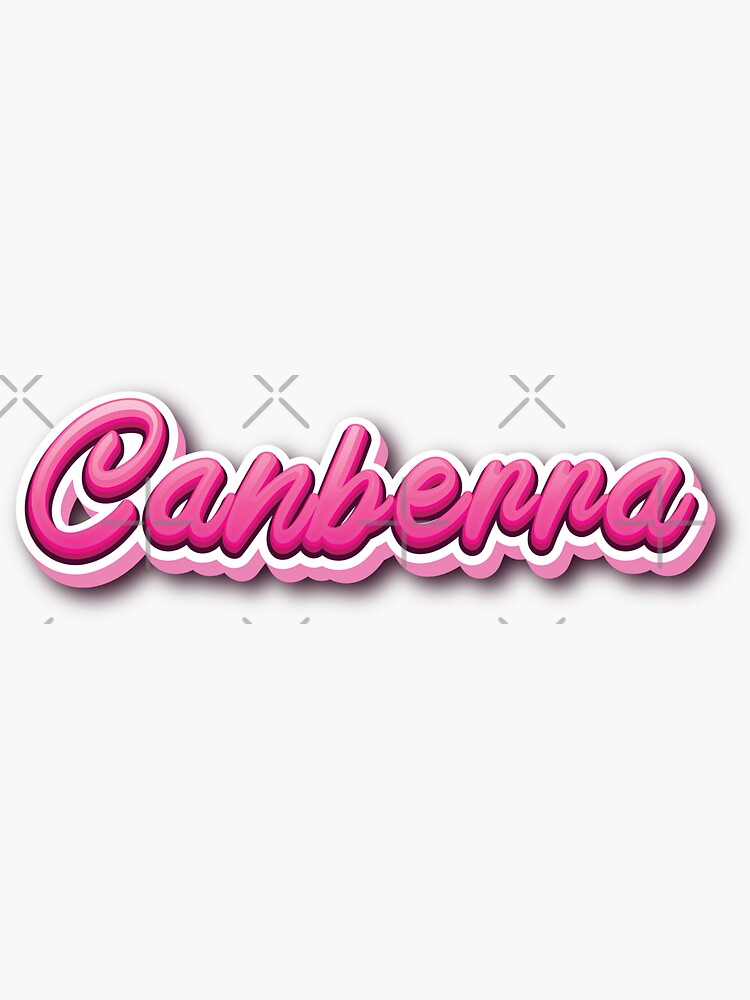 "Canberra" Sticker for Sale by ProjectX23 | Redbubble