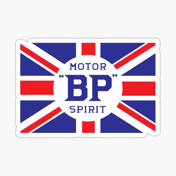 "BP OIL MOTOR SPIRIT LOGO" Sticker for Sale by sinilagi | Redbubble