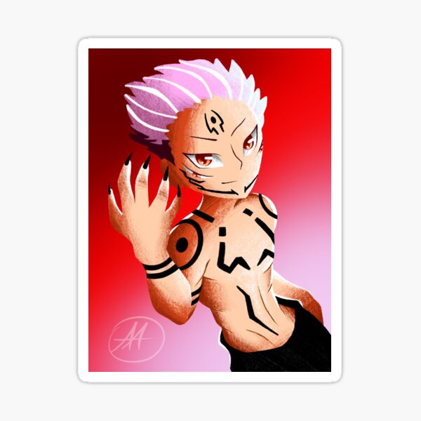 "Sukuna" Sticker for Sale by andyasy | Redbubble