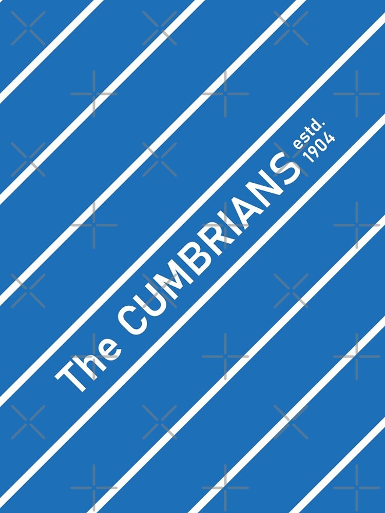 "CUFC - Cumbrians Footy Stripes" iPhone Case for Sale by footystripes ...