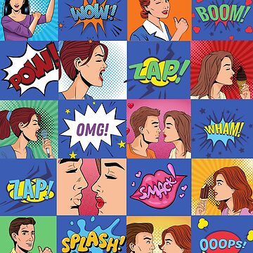 "Retro Comic Strip Style" Art Print for Sale by cheeseonbread | Redbubble