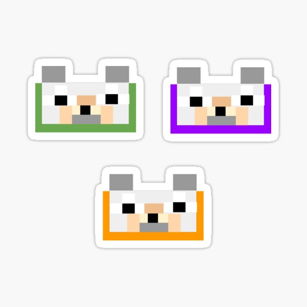 "secondary colors block dogs" Sticker for Sale by Eingeergaming | Redbubble