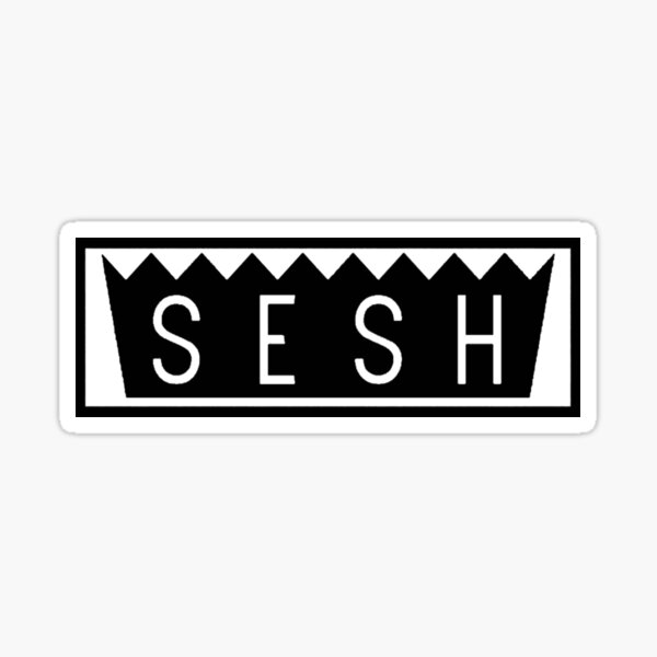 "TEAM SESH BOX LOGO" Sticker for Sale by SquincyJones | Redbubble