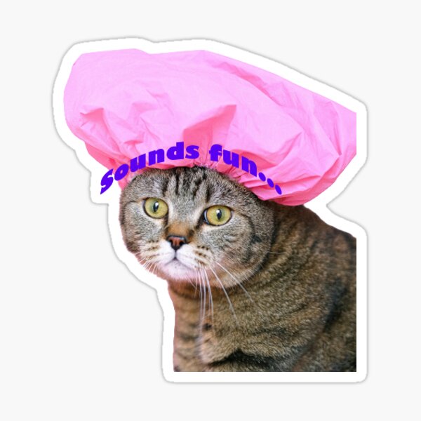 "Bored Cat " Sticker by Bersa81 | Redbubble