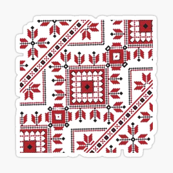 "Eastern Europe Pattern, Traditional Folk, Folklor" Sticker for Sale by ...