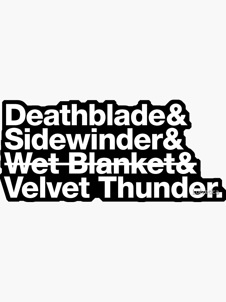 "Brooklyn 99 Cool Call Signs (White Text)" Sticker for Sale by ...