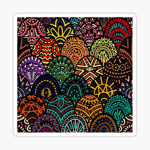 "Ethnic and tribal patterns" Sticker for Sale by yellowideas | Redbubble