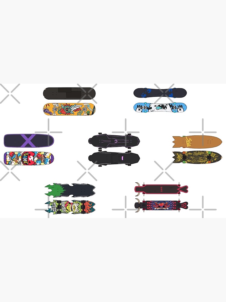 "Sk8 the Infinity skateboard pack" Art Print by FlimJim123 | Redbubble