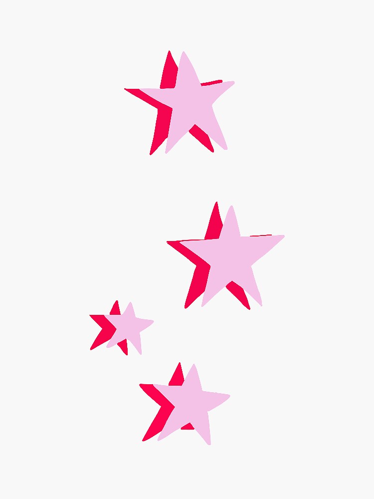 "Preppy Stars" Sticker for Sale by KLdesignz | Redbubble