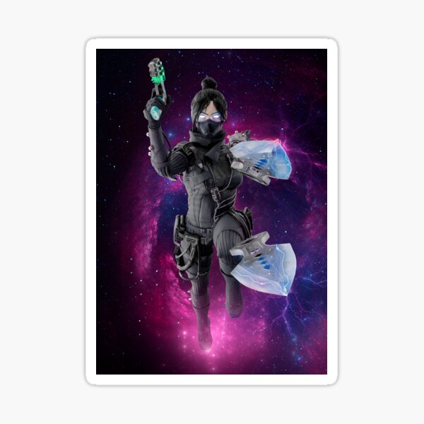 "wraith apex legends galaxy version " Sticker for Sale by ...