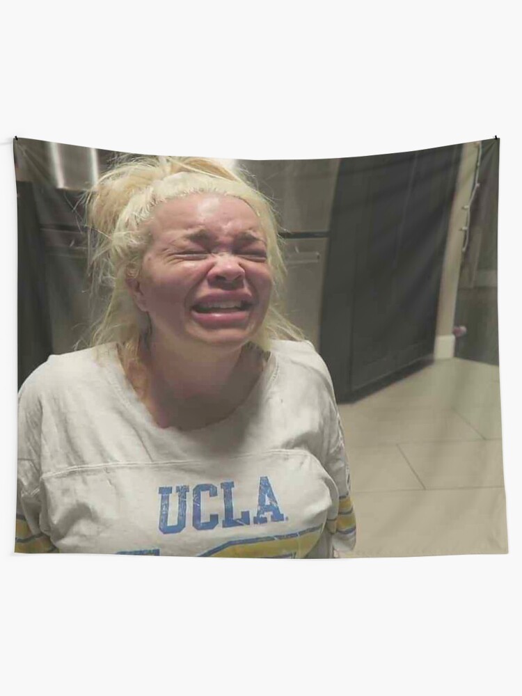 Trisha Paytas Crying on the Kitchen Floor Tapestry sold by Daisy | SKU ...