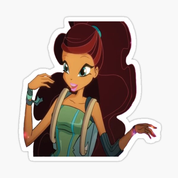 "Winx club Flora aisha" Sticker by Minnorita | Redbubble