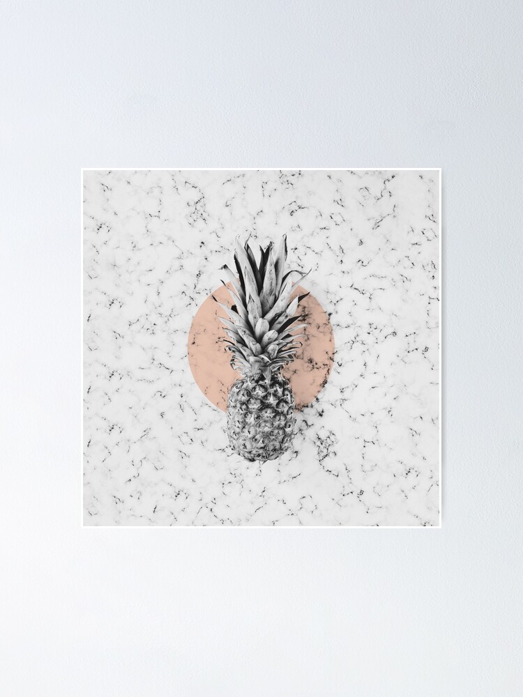 "Rose gold pineapple" Poster by AlexGolyakov | Redbubble