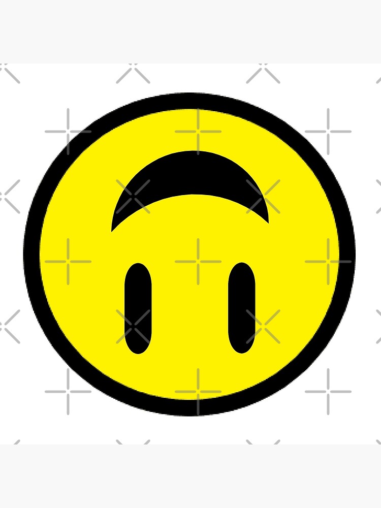 "upside down smiley face smiley wiley" Art Board Print for Sale by ...