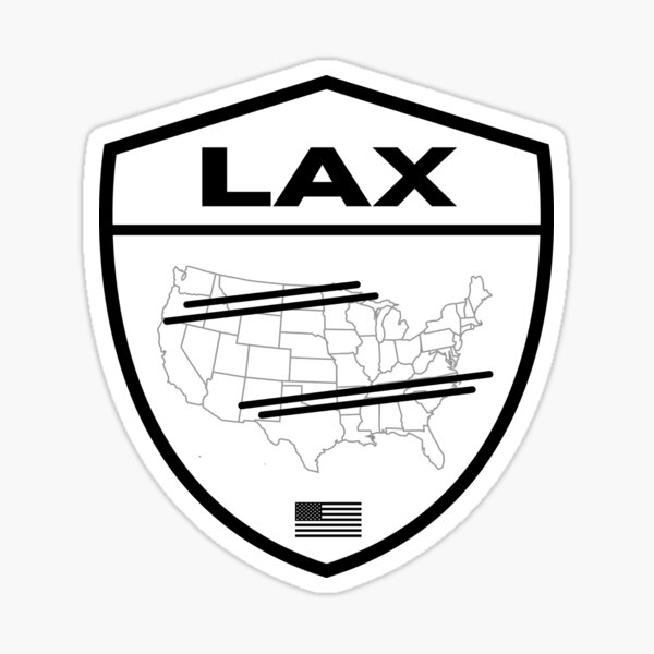 "Los Angeles International Airport (LAX) Crest" Sticker for Sale by ...