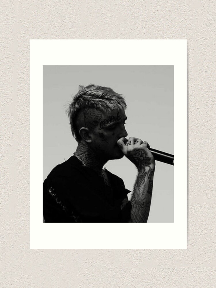 "Lil Peep Singing Aesthetic" Art Print by Kerbys | Redbubble