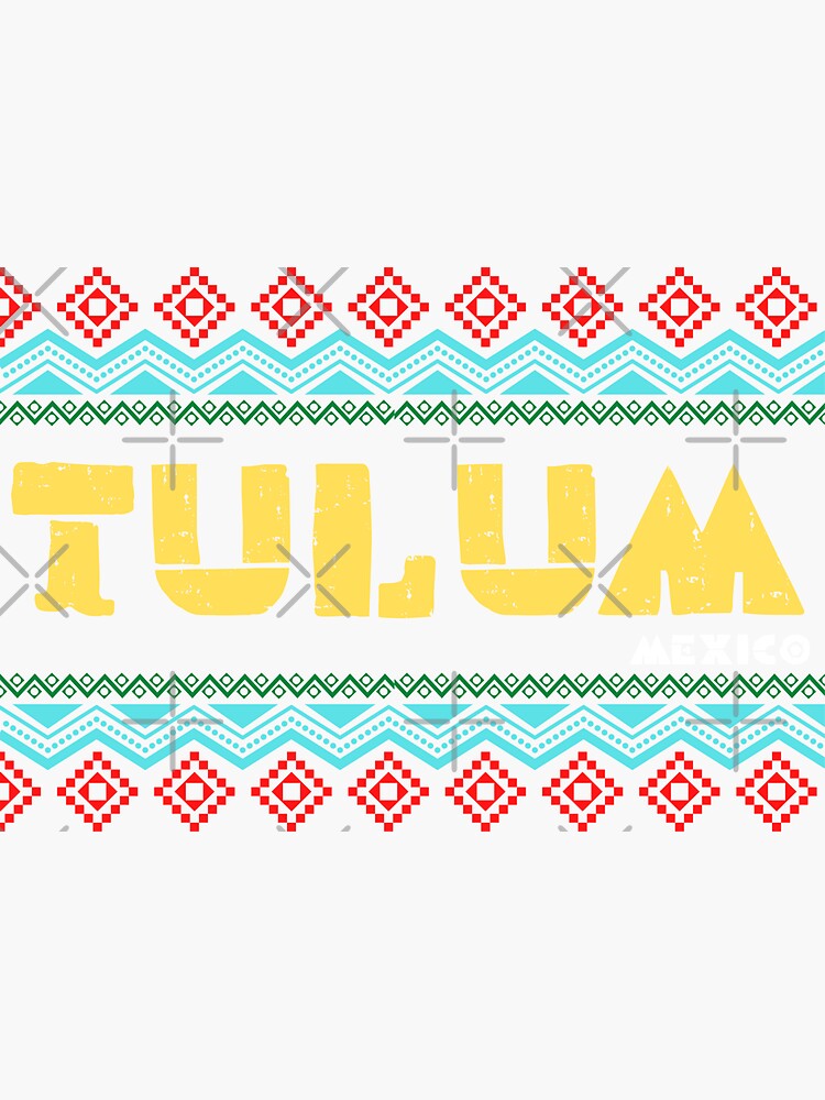 "Tulum, Mexico" Sticker by garykaz | Redbubble