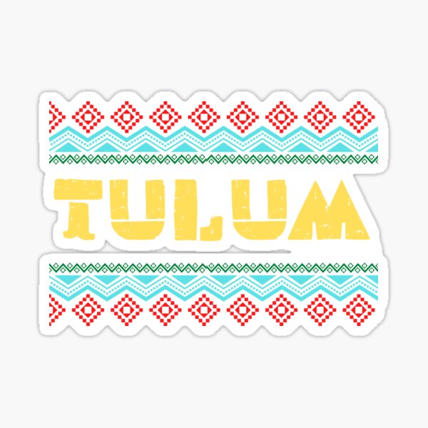 "Tulum, Mexico" Sticker for Sale by Six Deers | Redbubble