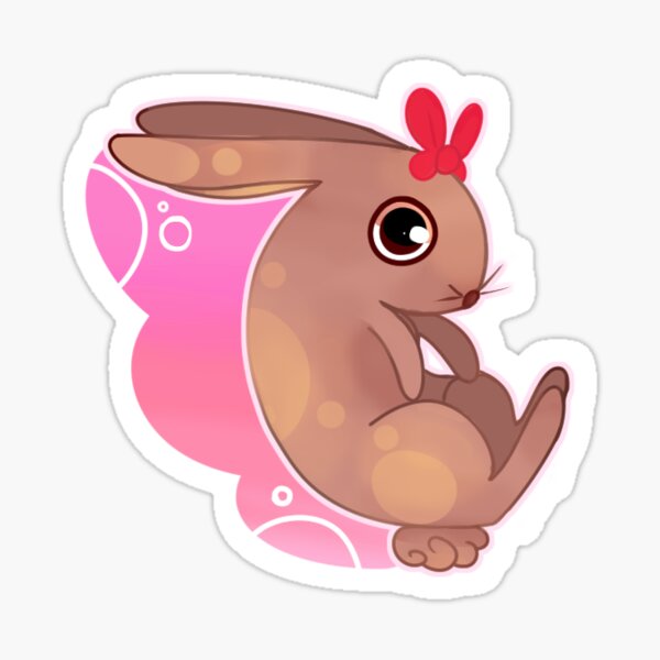 "bunny sticker" Sticker for Sale by OHEIC | Redbubble