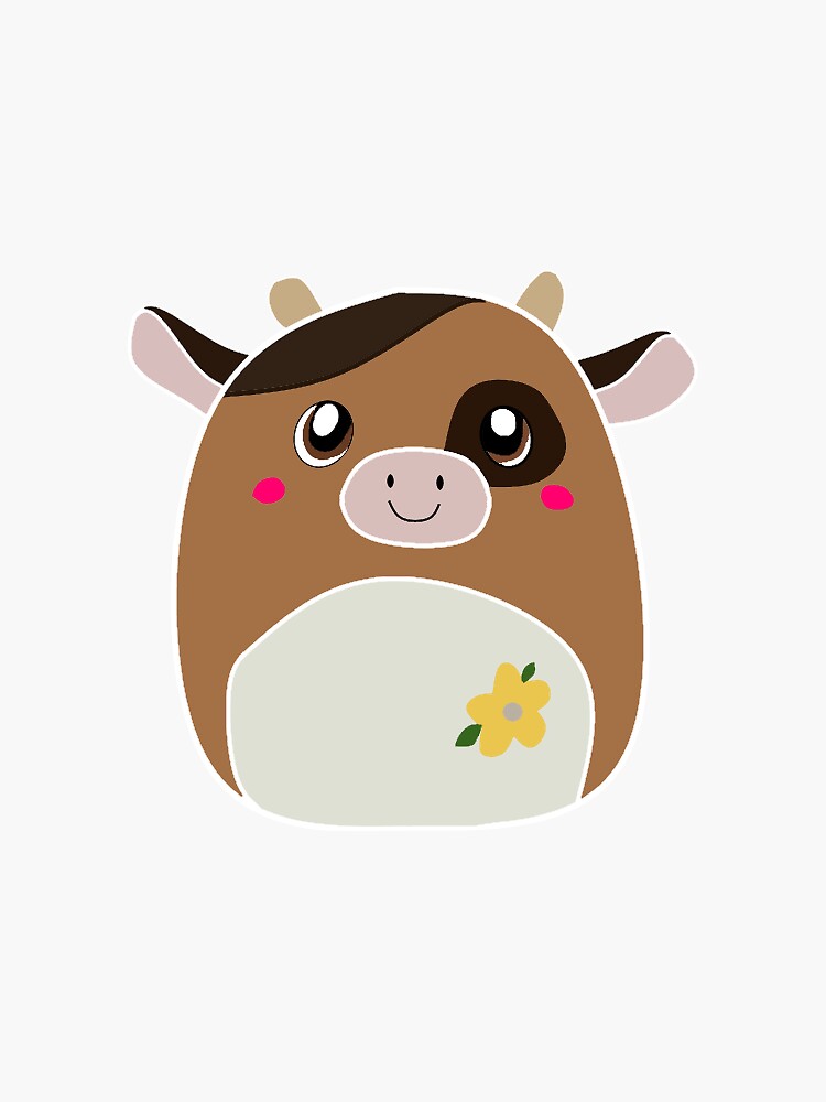 "sage the cow" Sticker for Sale by squishvlog | Redbubble
