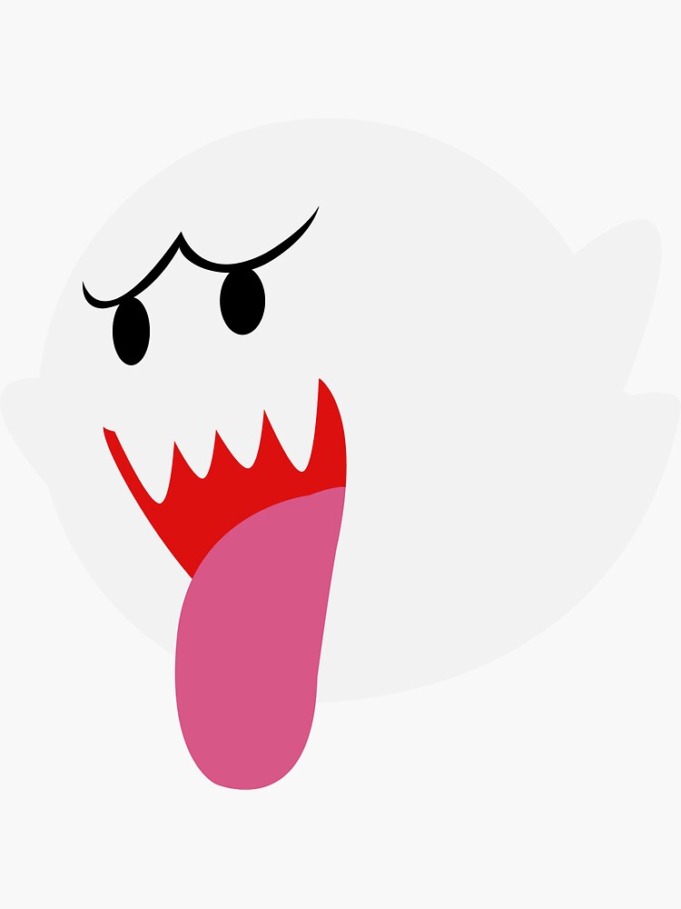 "Mario Boo" Sticker for Sale by FelixHalf | Redbubble