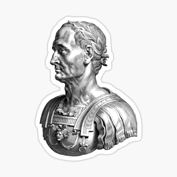 "Julius Caesar" Sticker by Jennica-P | Redbubble