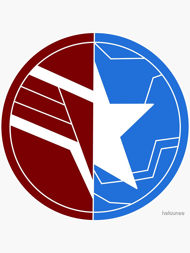 "The Falcon and the Winter Soldier Marvel" Sticker for Sale by helounee ...