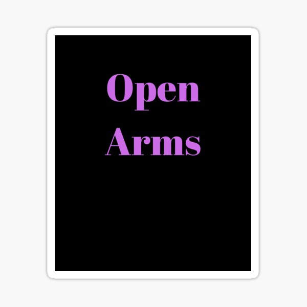 " Open arms logo" Sticker for Sale by Masstaclay | Redbubble