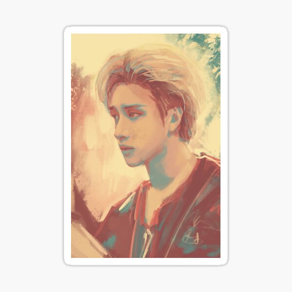 "Bang Chan " Sticker for Sale by Arty7890 | Redbubble