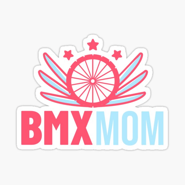 "BMX Mom - Biking Moms" Sticker by jacks-tees | Redbubble