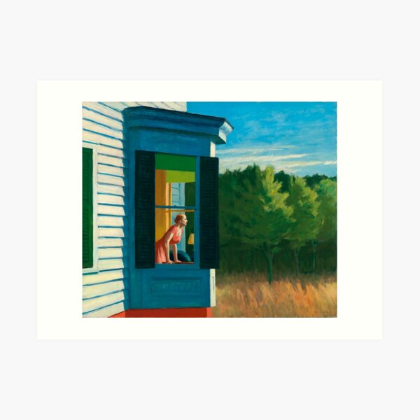 "Cape Cod Morning by Edward Hopper" Art Print for Sale by IndieArtDream ...