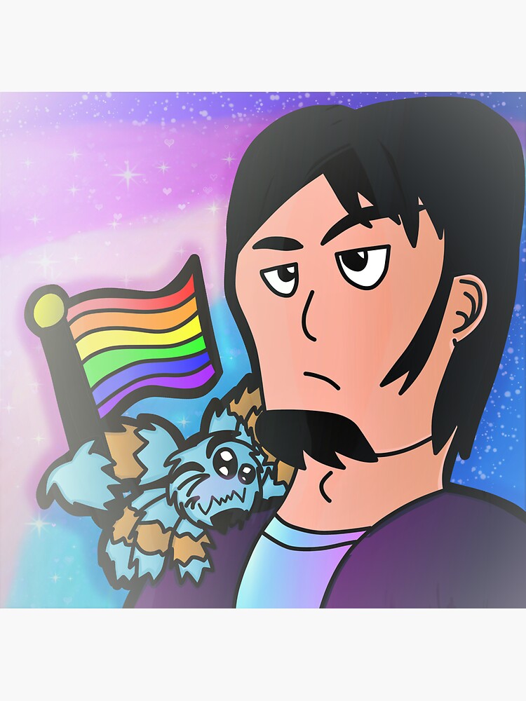 "My Profile Picture" Sticker for Sale by thegaytarantula | Redbubble