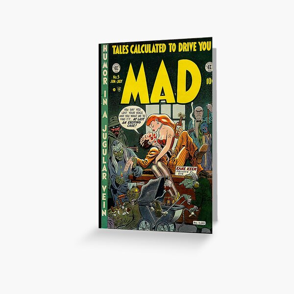 "ANOTHER GREAT VINTAGE MAD MAGAZINE" Greeting Card for Sale by ...