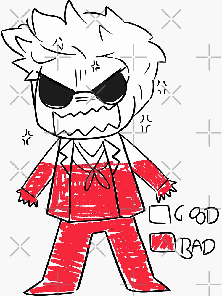 "Good x Bad" Sticker by sneebudle | Redbubble