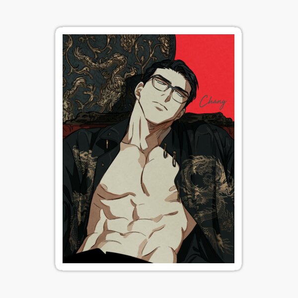 "Manhwa/Manhua Boy" Sticker by ashleevillamil | Redbubble