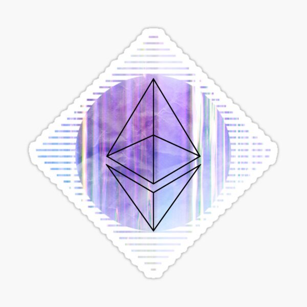 "Ethereum ETH Ether Logo" Sticker by Pals713 | Redbubble