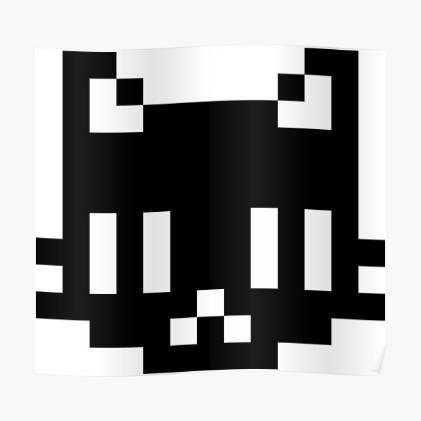 "pixel cat" Poster by LIU-PA-YUEH | Redbubble