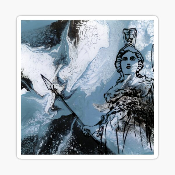 " Athena " Sticker for Sale by HKoszykOriginal | Redbubble