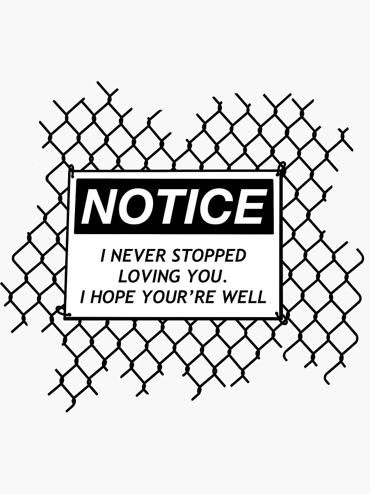 "Aesthetic sign" Sticker by BlackIdeas | Redbubble