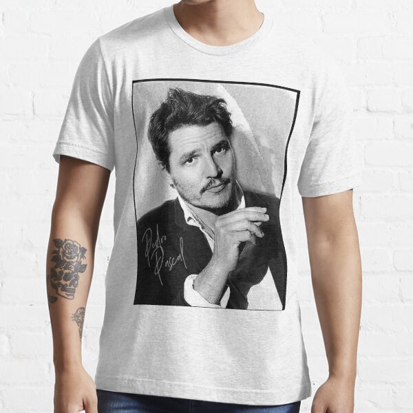 "Pedro Pascal B&W II" T-shirt for Sale by TheMouse91 | Redbubble ...